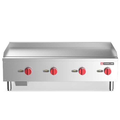 Cookline CGG-48M, 48-Inch Countertop Gas Griddle with Manual Controls ...